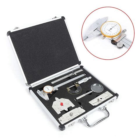 Yiyibyus Gage Ulnar Test Set Welding Gauge Measuring Tool Kit Inspection Ruler Case Box With 1x