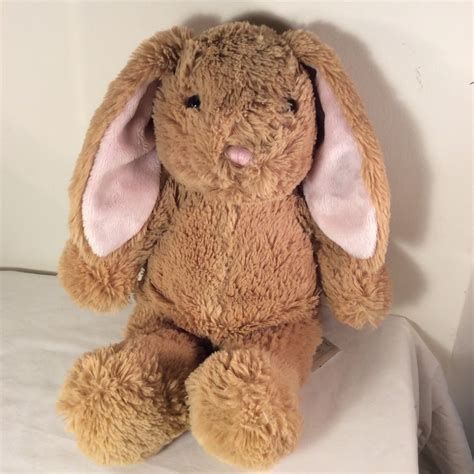 Build A Bear Bunny Rabbit Plush 18 Stuffed Floppy Pink Nose Tan Easter