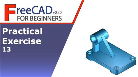 FreeCAD Beginners Tutorial Practical Exercise YouTube