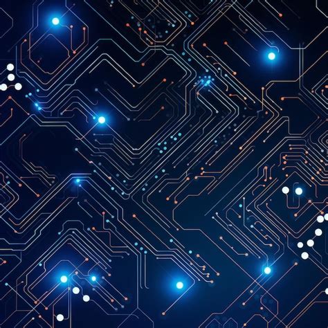 Premium Ai Image An Illustrated Image Of Digital Circuitry