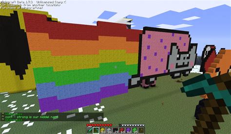 Nyan Cat Minecraft Map