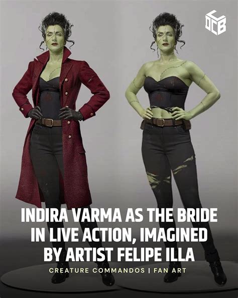 Indira Varma As The Bride In Dc Community Of Bengal