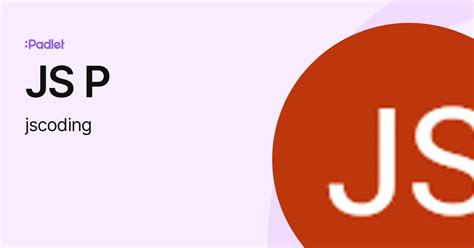 Js P Jscoding Profile Padlet
