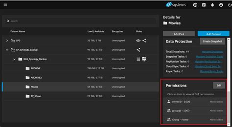 permission s plex r truenas