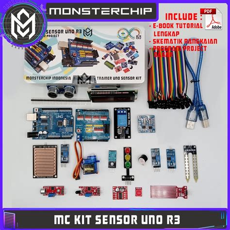 Jual Mc Kit Uno Sensor Basic Diy Arduino Uno R3 Shopee Indonesia