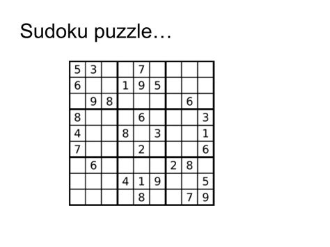 PPT Sudoku PowerPoint Presentation Free Download ID 5453925