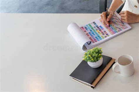 Young Designers Are Choosing Color Schemes To Use In Their Ux Ui Website Design And Working With