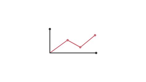 Line Graph Motion Icon Animation Graphic Design Red Color Line Loopable Element 49096682 Stock