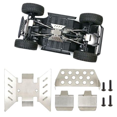 110 Rc Crawler Car Metal Chassis Guard With Screw For Axial Scx10 Iii