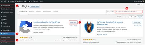 How To Add Google Invisible ReCAPTCHA To WordPress With Plugin
