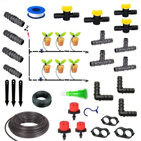 Drip Irrigation Garden Watering Kit 100 Plants Drip Kit