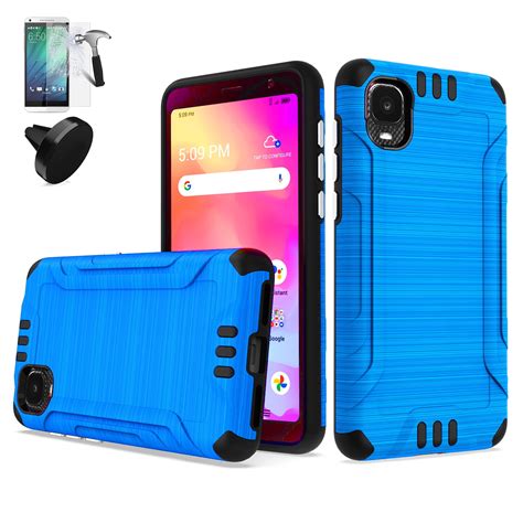 For Tcl A3x Case A600dl Tcl A3x Car Mount A3x Screen Protector Brush Shock Absorbing Case
