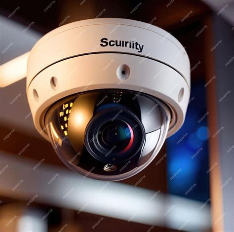 Premium Photo Security Cctv Camera Monitoring And Surveillance To Guard Premises And Property