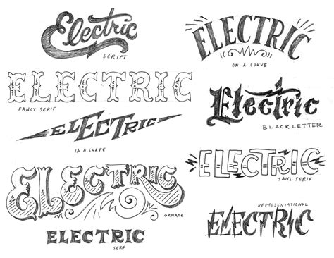Different Lettering Styles For Drawing At PaintingValley Explore