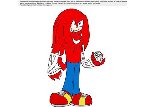 Knux Sonic Boom Style X3 By Sparklegirl13 On Deviantart
