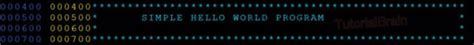 Cobol Coding Rules — Tutorialbrain