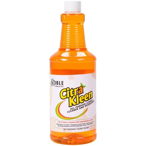 Citrakleen 1 Qt 32 Oz Concentrated All Purpose Citrus Cleaner
