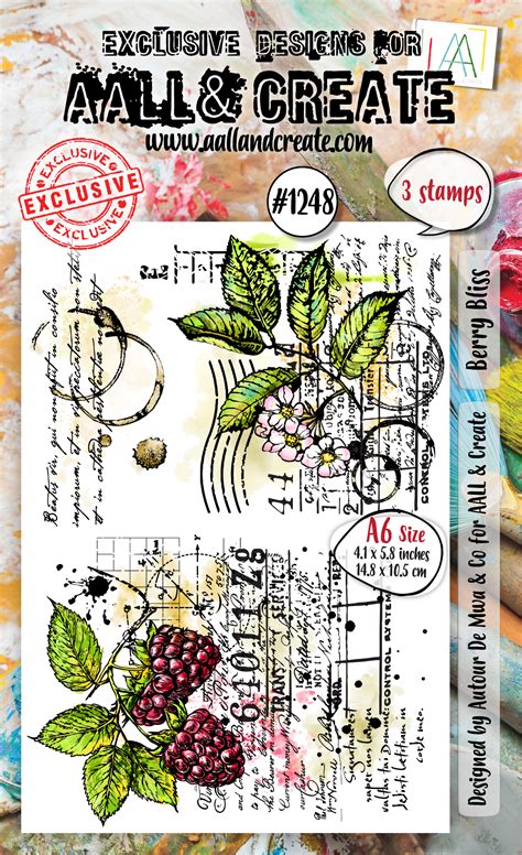 Aall And Create A6 Stamp Set Berry Bliss