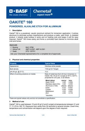 Oakite 160 At ₹ 2300kg Industrial Chemicals In Kalyan Id