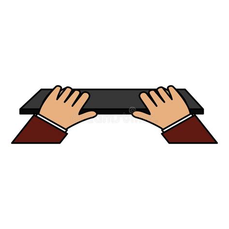 Workplace Hands Typing Keyboard Stock Illustrations 982 Workplace Hands Typing Keyboard Stock
