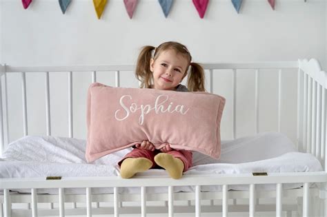 Personalised Pillow Case Girl Velour Custom Name Pillowcase