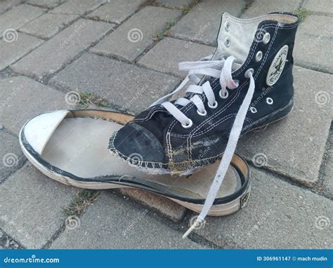 Broken Shoes Are Proof Of The Hardships Of Life Editorial Photography Image Of Spirit Proof