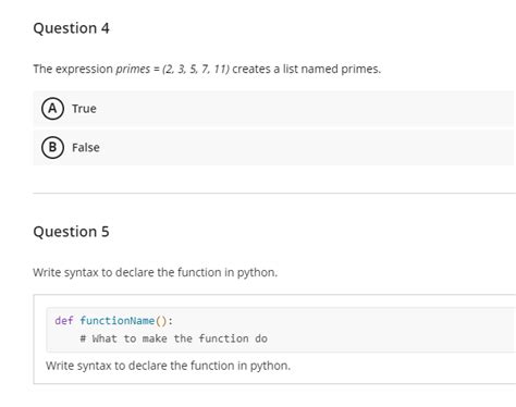 solved the expression primes 2 3 5 7 11 creates a list