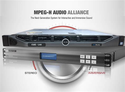 Broadcast Manufacturers Integrate Fraunhofers MPEG H Audio In New Generation UHDTV Encoders