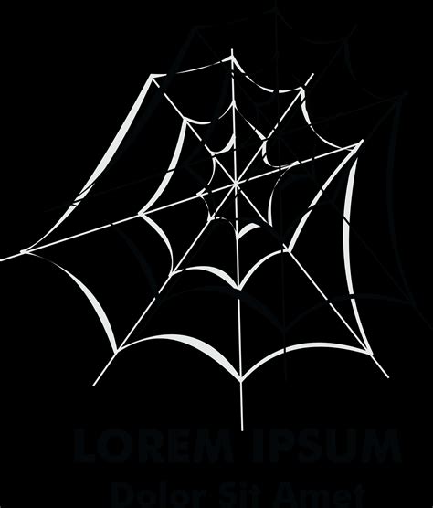 Download A White Spider Web On A Black Background [100 Free] Fastpng
