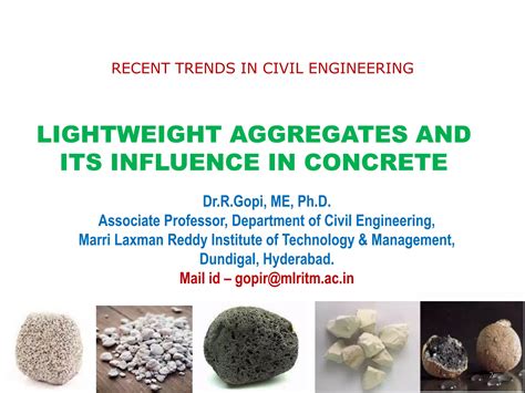 Lightweight Aggregate Concrete Ppt Pptx