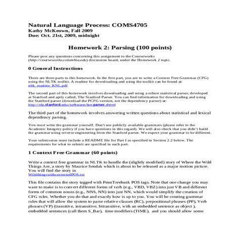 You Are Write Context Free Grammar Cfg Using The Nltk Toolkit