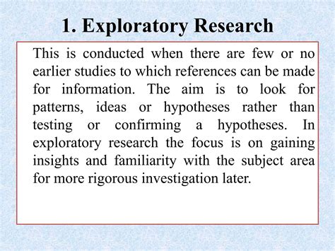 Explanatory Descriptive And Exploratory Research Pptx