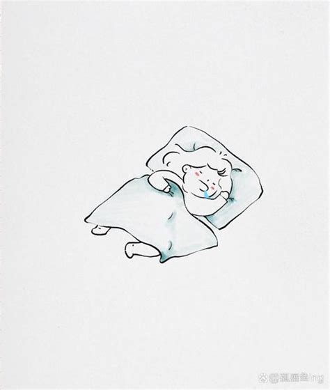 睡觉简笔画图案 睡觉简笔画图片可爱 画趣文库（我爱生活）
