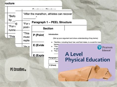 15 Mark Peel Scaffold Template For A Level Pe Edexcel Technology