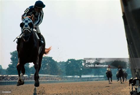 The Field Is So Far Behind Jockey Ron Turcotte Has To Turn In The