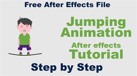 how to create cartoon jumping animation using aftereffects tutorial