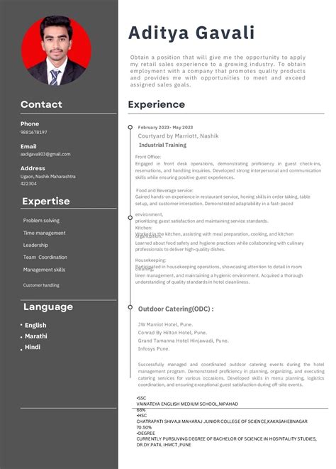 Aditya Gavali On Linkedin Here Is My Resume