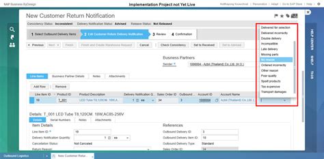 solved [sap bydesign]how to add more return reason sap community