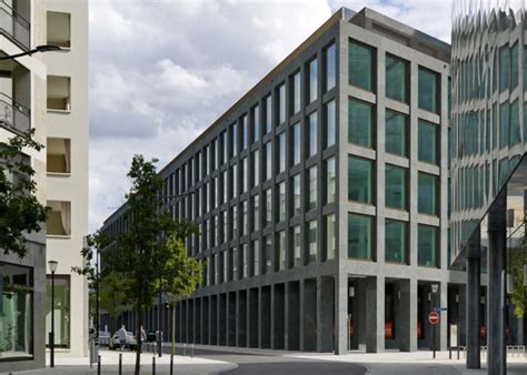 Zurich Office Block By Max Dudler Features A Gridded Granite Facade