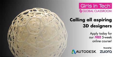 Girls In Tech Inc On Linkedin Free 3d Modeling Class On Tinkercad