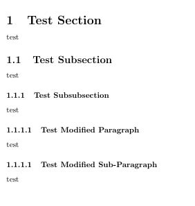 Sectioning Numbering Issue For Subparagraph Numbering Of Paragraph And Subparagraph Are The