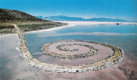 Ein Meisterwerk Der Land Art Spiral Jetty Von Robert Smithson