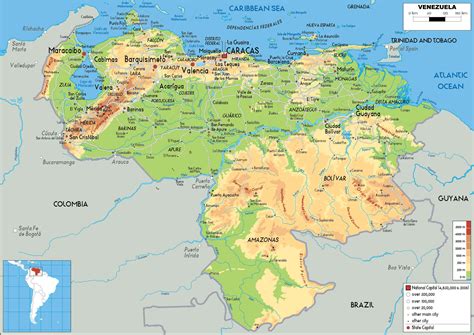 Venezuela Map Guide Of The World