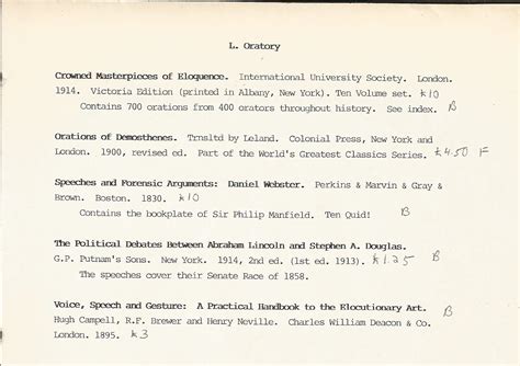 My Sentimental Library Eloquent Words Written And Spoken