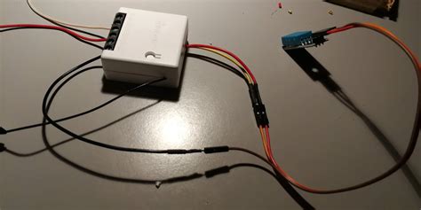 Home Automation System Temperature Sensor With SONOFF Mini Two Sensors