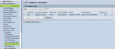 How To Configure LLDP MED On The SX300 Small Business Switches Cisco Support Community