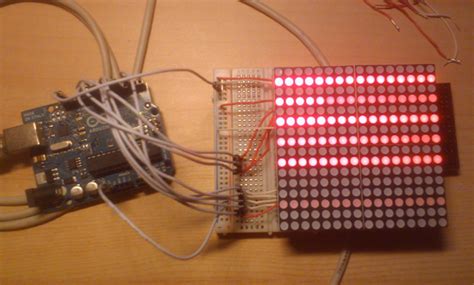 Arduino Why My 16x16 Led Matrix Show Only Lines Electrical