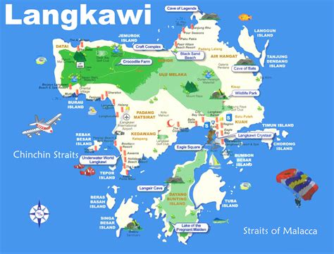 Langkawi Tourist Attractions Map Tourist Destination In The World