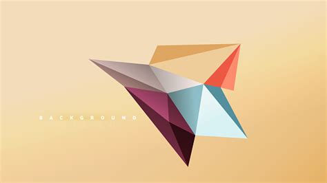 초록 배경기하학적 종이 접기 스타일 모양 구성 삼각형 낮은 폴 리 디자인 개념 다채로운 최신 유행 최소한의 그림 종이접기에 대한