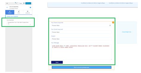 Contact Form Component Colibri Docs